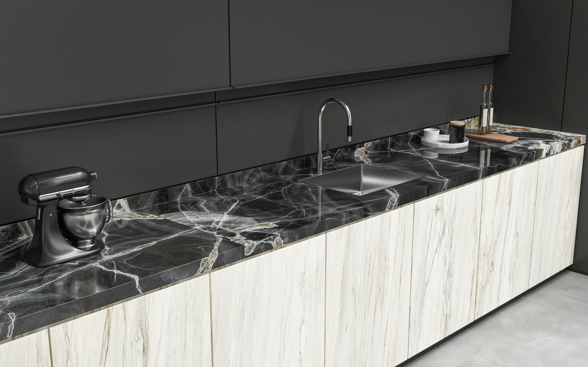 STANDARD COUNTERTOP w/contrasting units