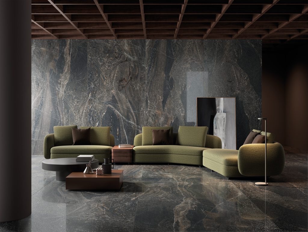 Introducing Royal Stone. A new marble-effect porcelain tile from Italy.