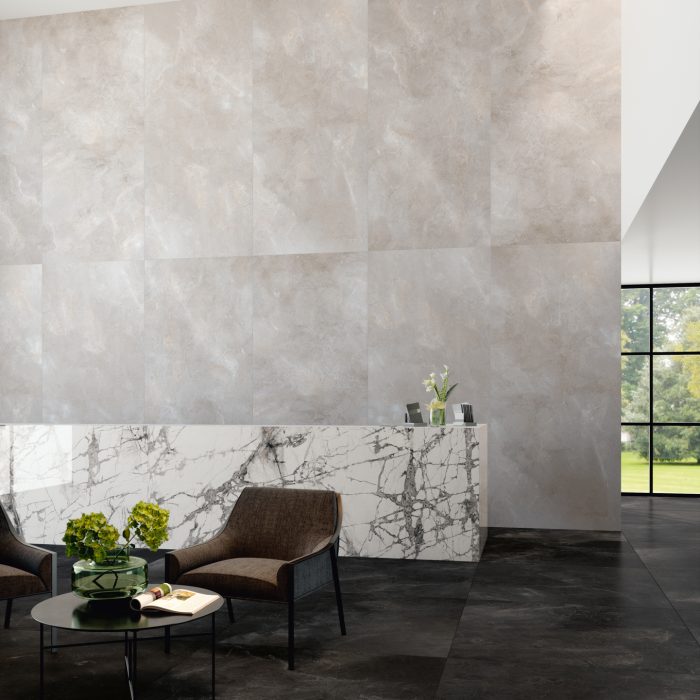 Palladium Grey - Natural is a grey Italian porcelain tile.