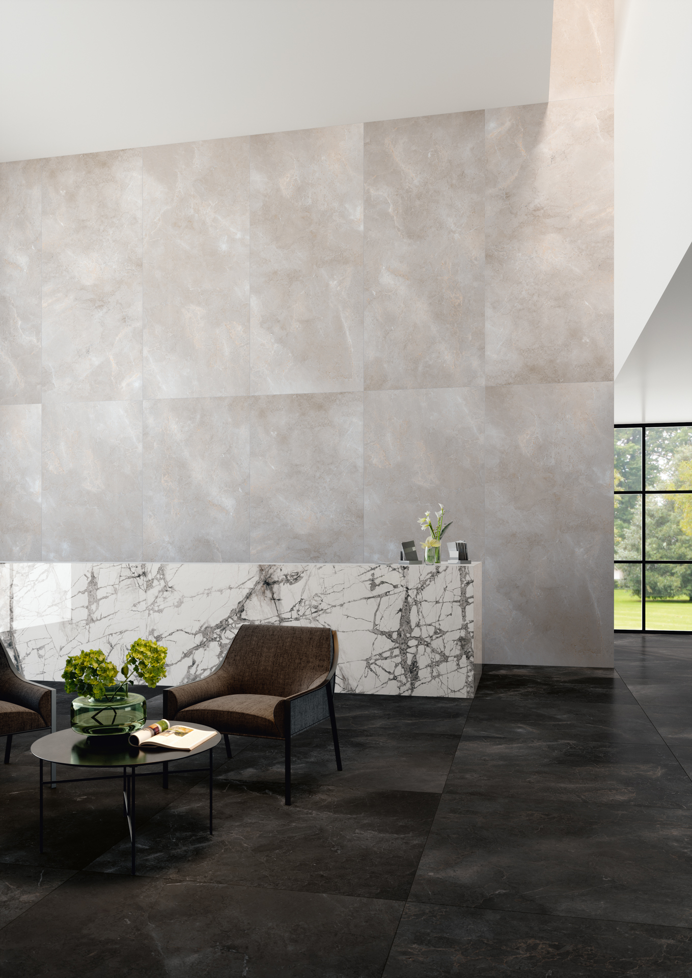 Introducing Anima. A new stone-effect porcelain tile from Italy.