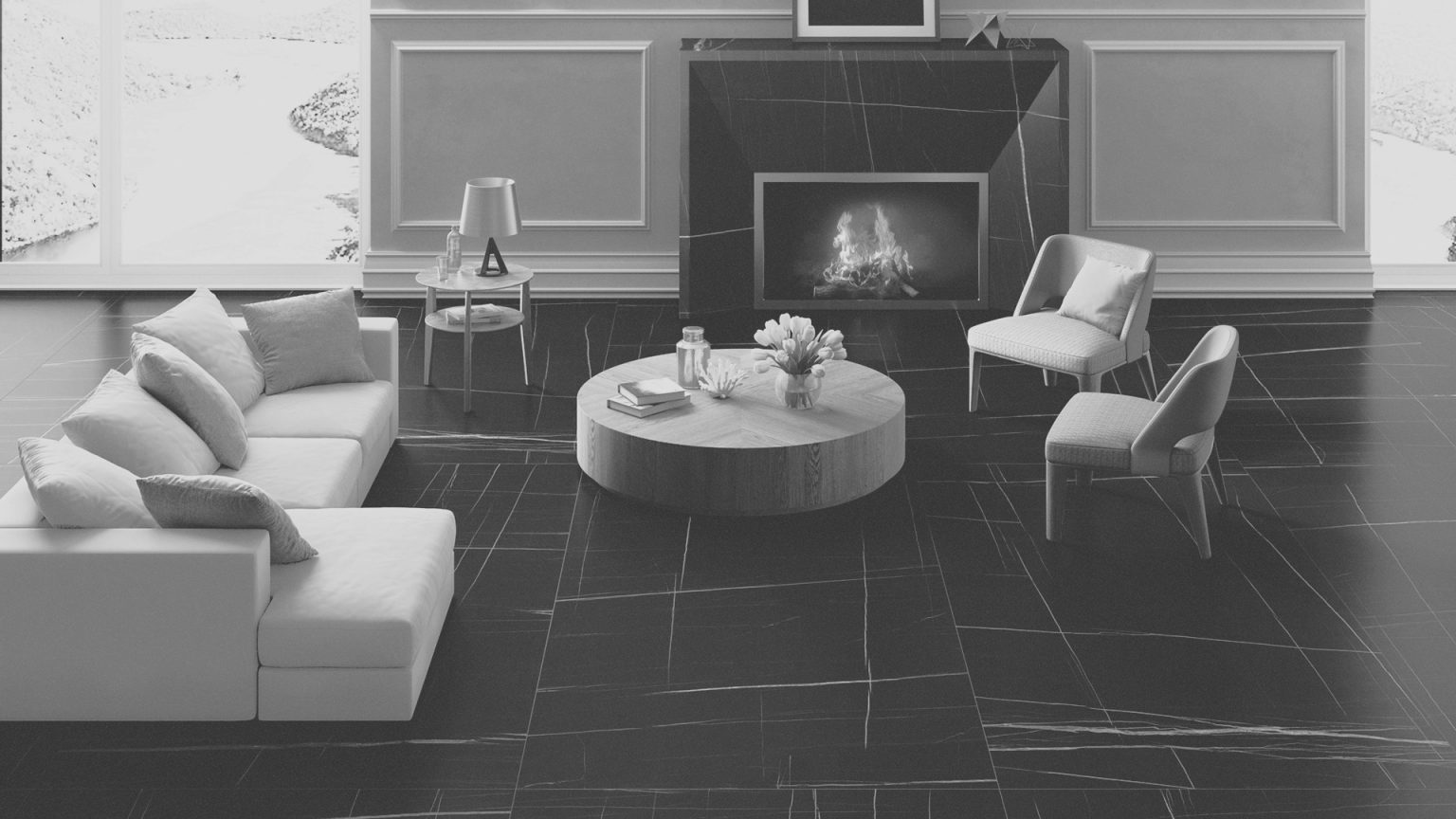 Tile surface and finish – Porcelain Tiles