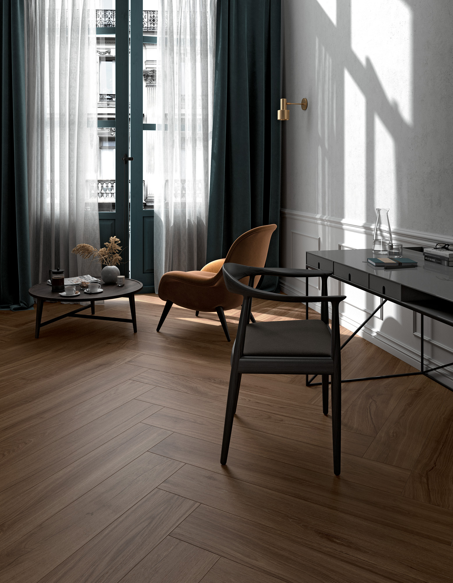 Introducing Parquet. A new wood-effect porcelain tile from Italy.