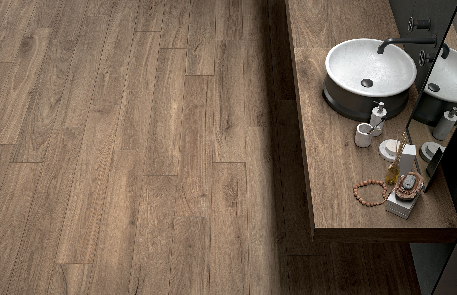 Introducing Parquet. A new wood-effect porcelain tile from Italy.