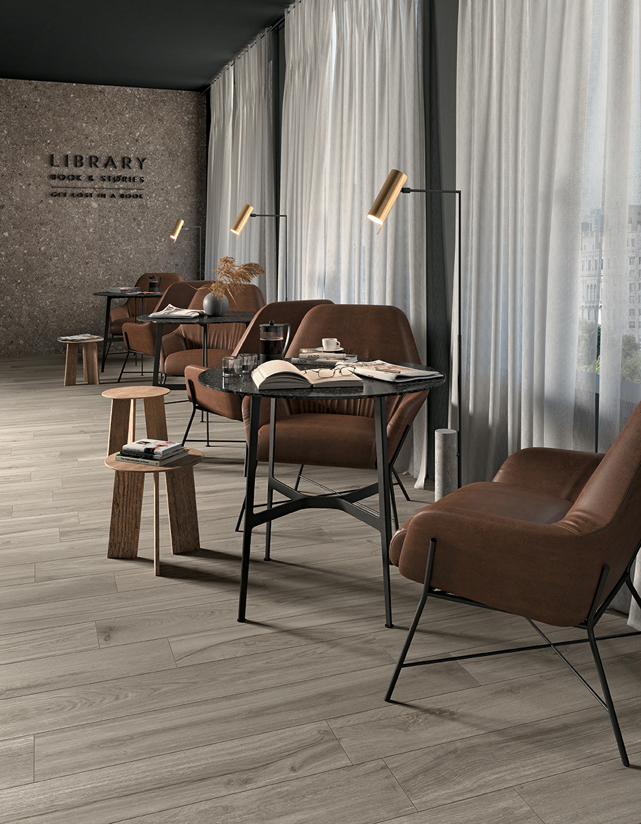 Introducing Parquet. A new wood-effect porcelain tile from Italy.