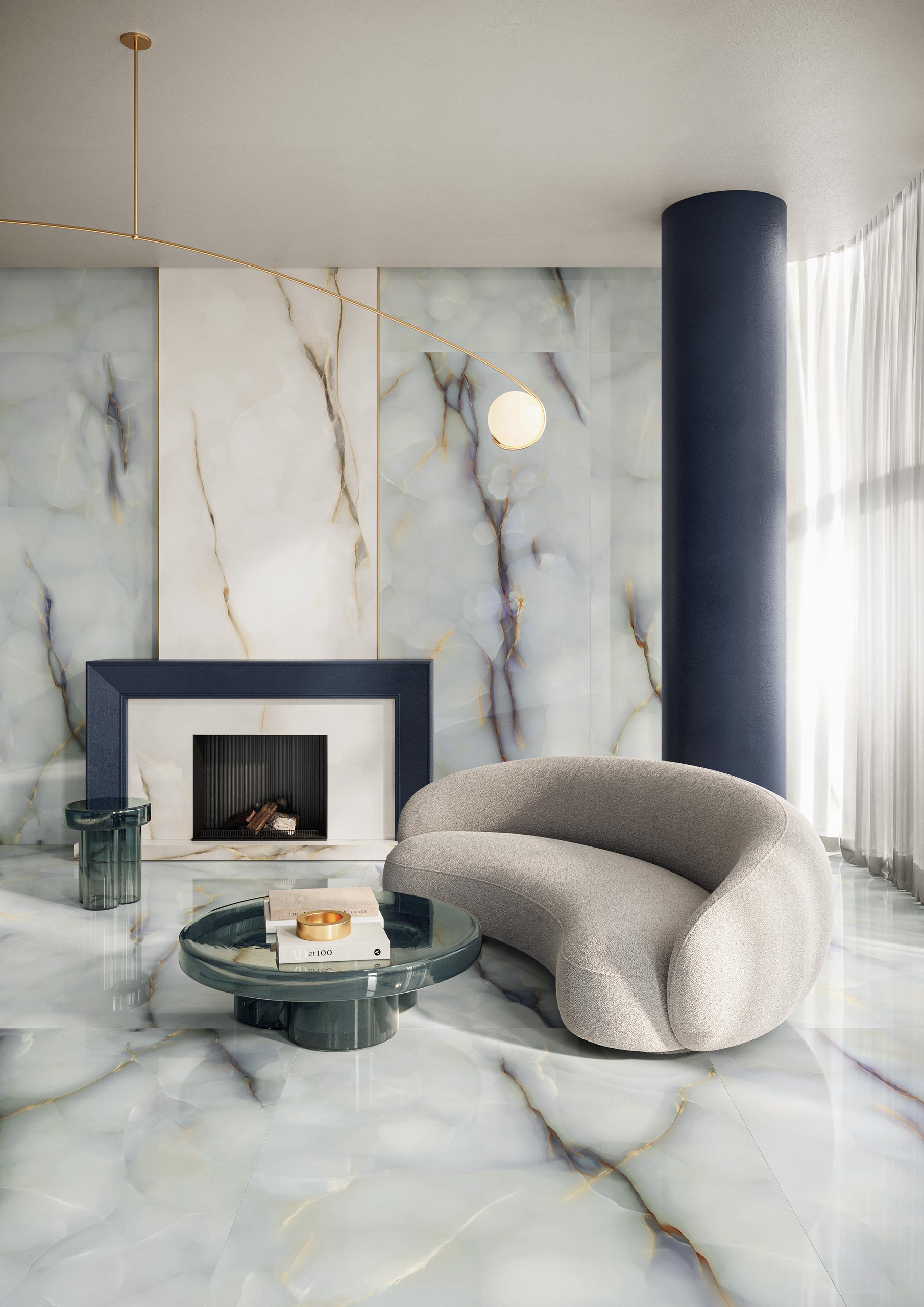 Violet - Polished is a coloured Italian porcelain tile.