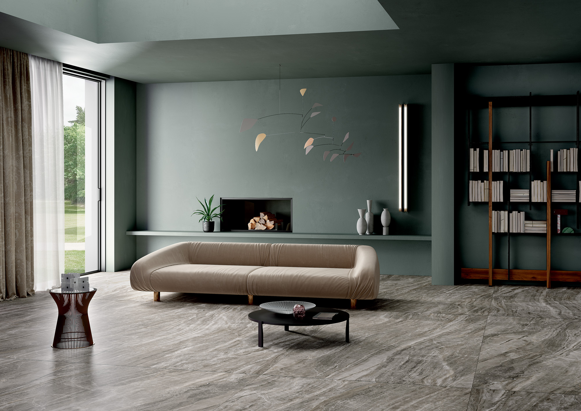 Introducing Royal Stone. A new marble-effect porcelain tile from Italy.