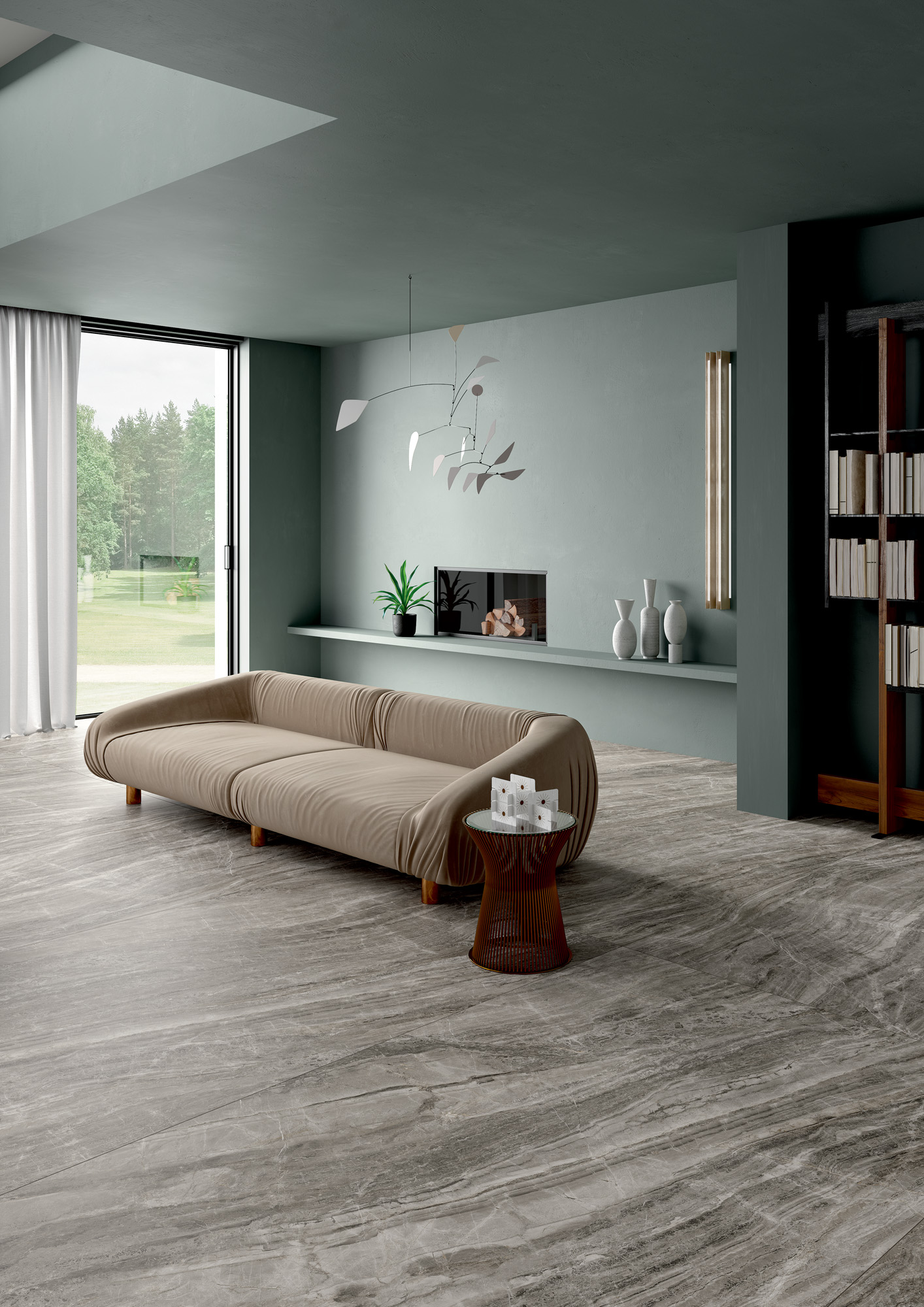 Introducing Royal Stone. A new marble-effect porcelain tile from Italy.