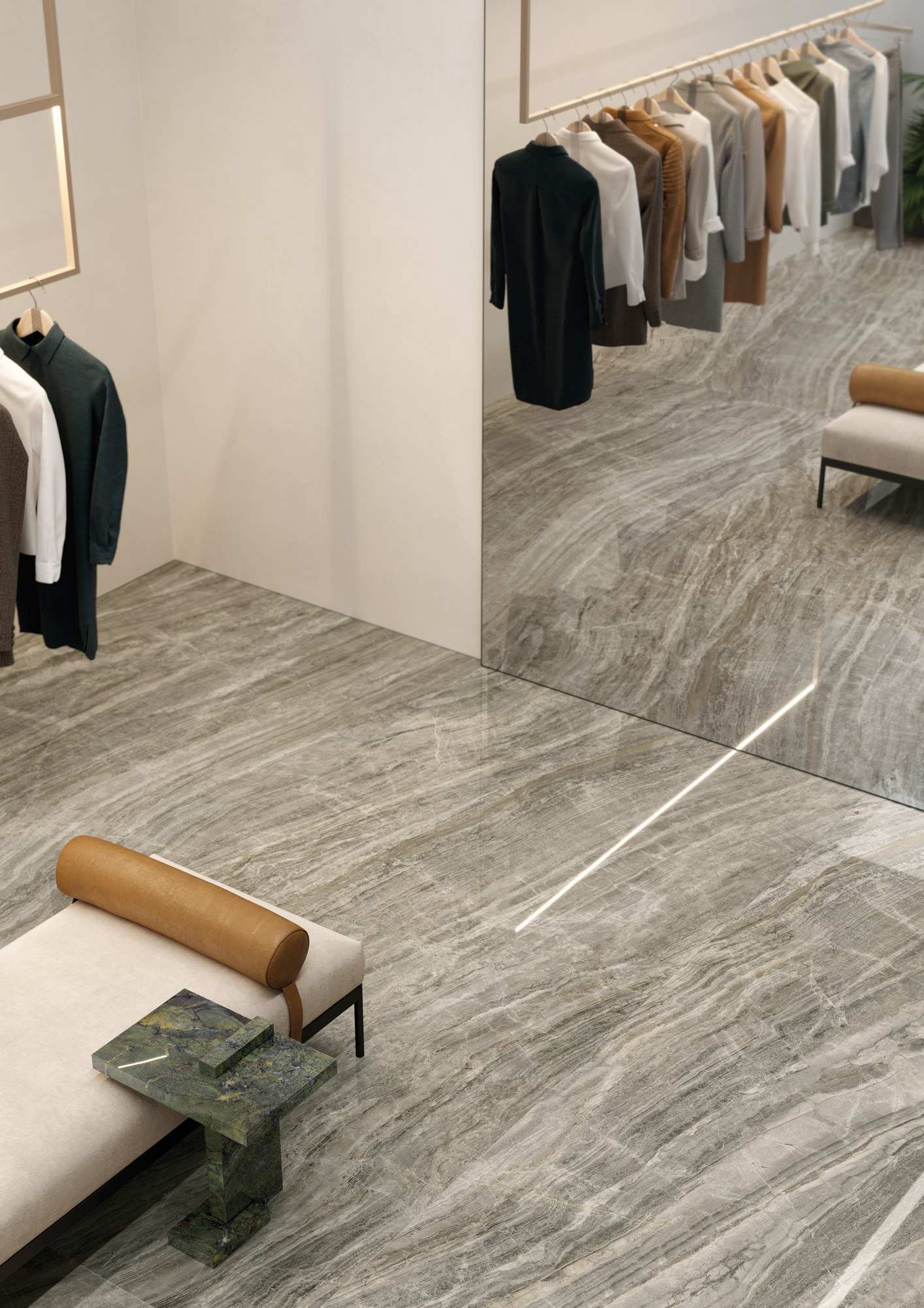 Introducing Royal Stone. A new marble-effect porcelain tile from Italy.