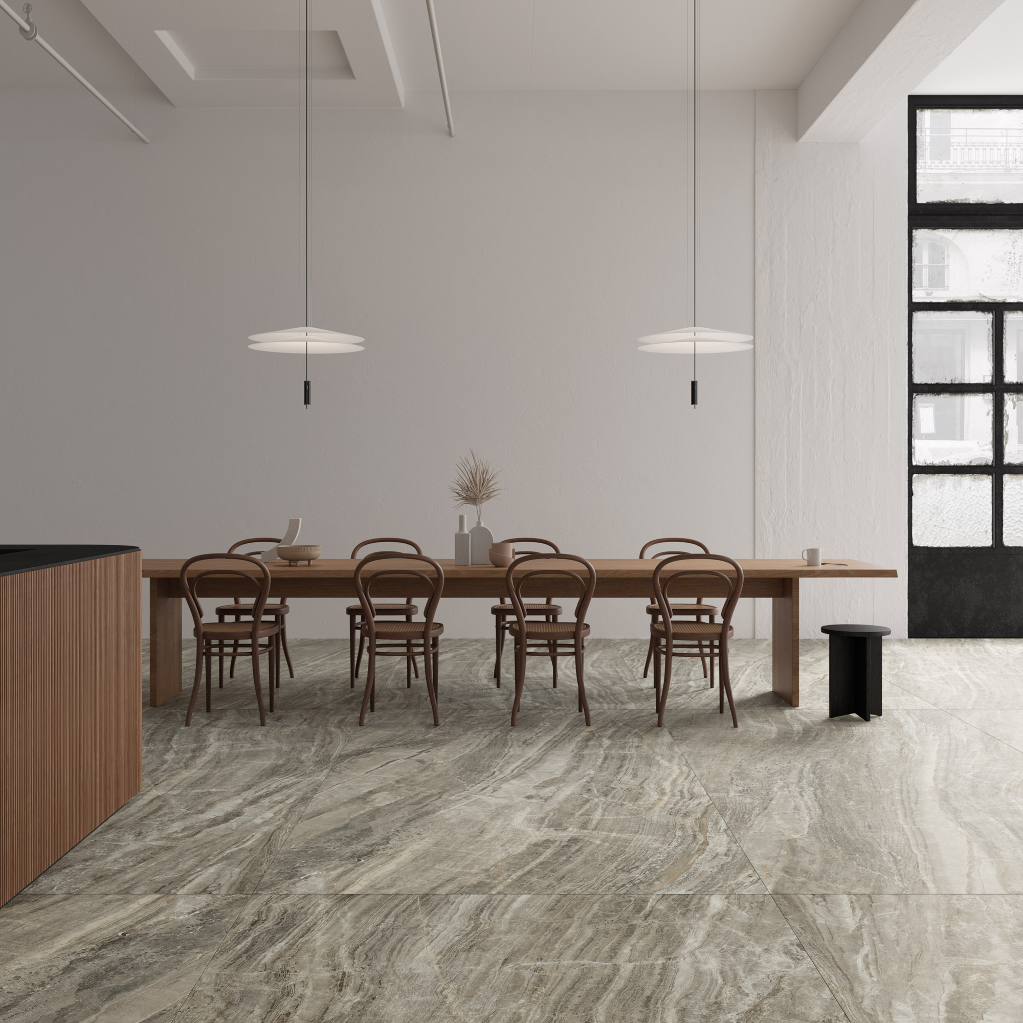 Introducing Royal Stone. A new marble-effect porcelain tile from Italy.
