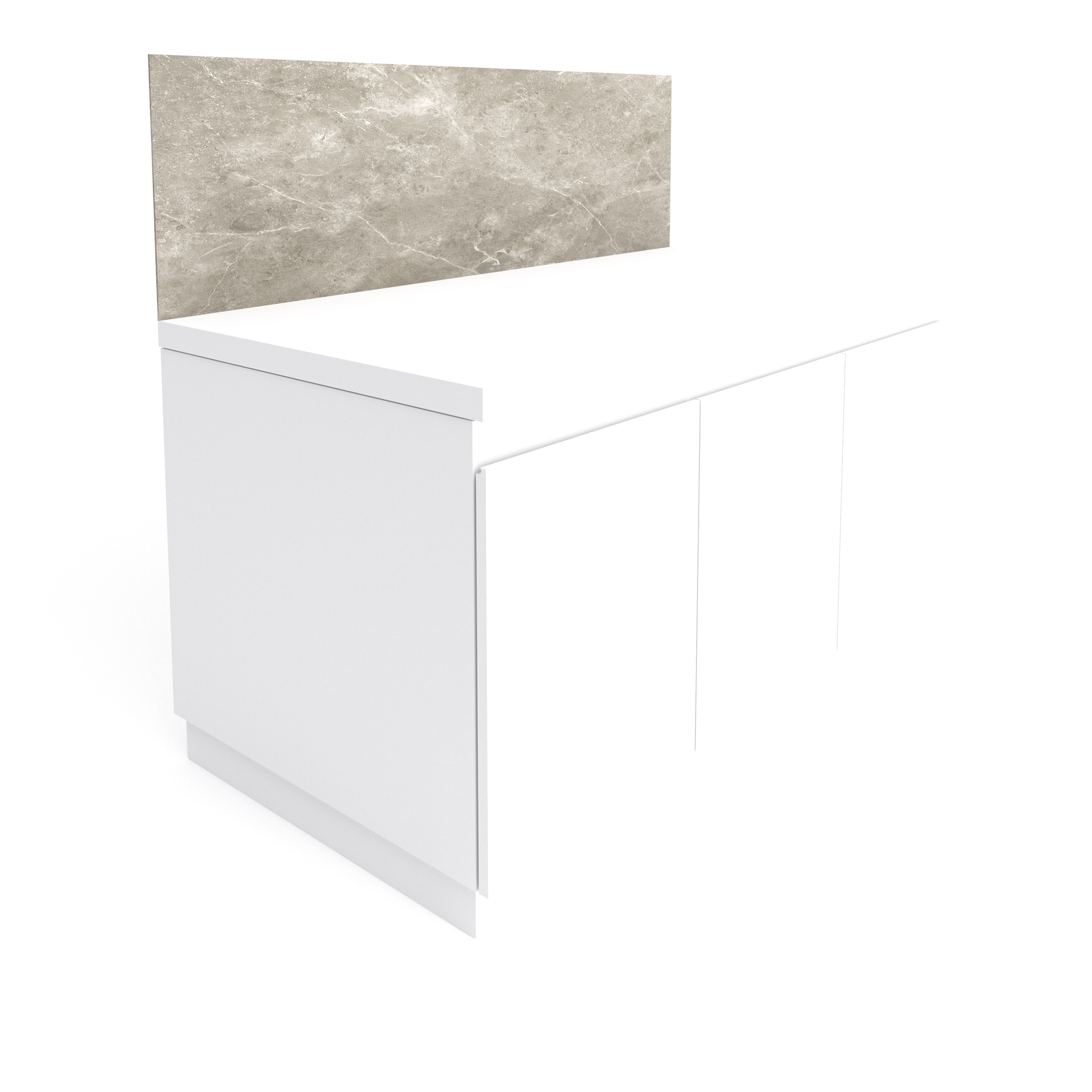 Kitchen Splashback/Upstand custom size splashback or upstand in ...