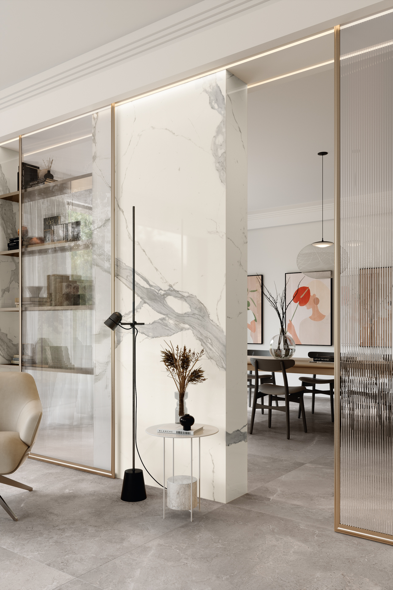 Introducing Anima. A new stone-effect porcelain tile from Italy.