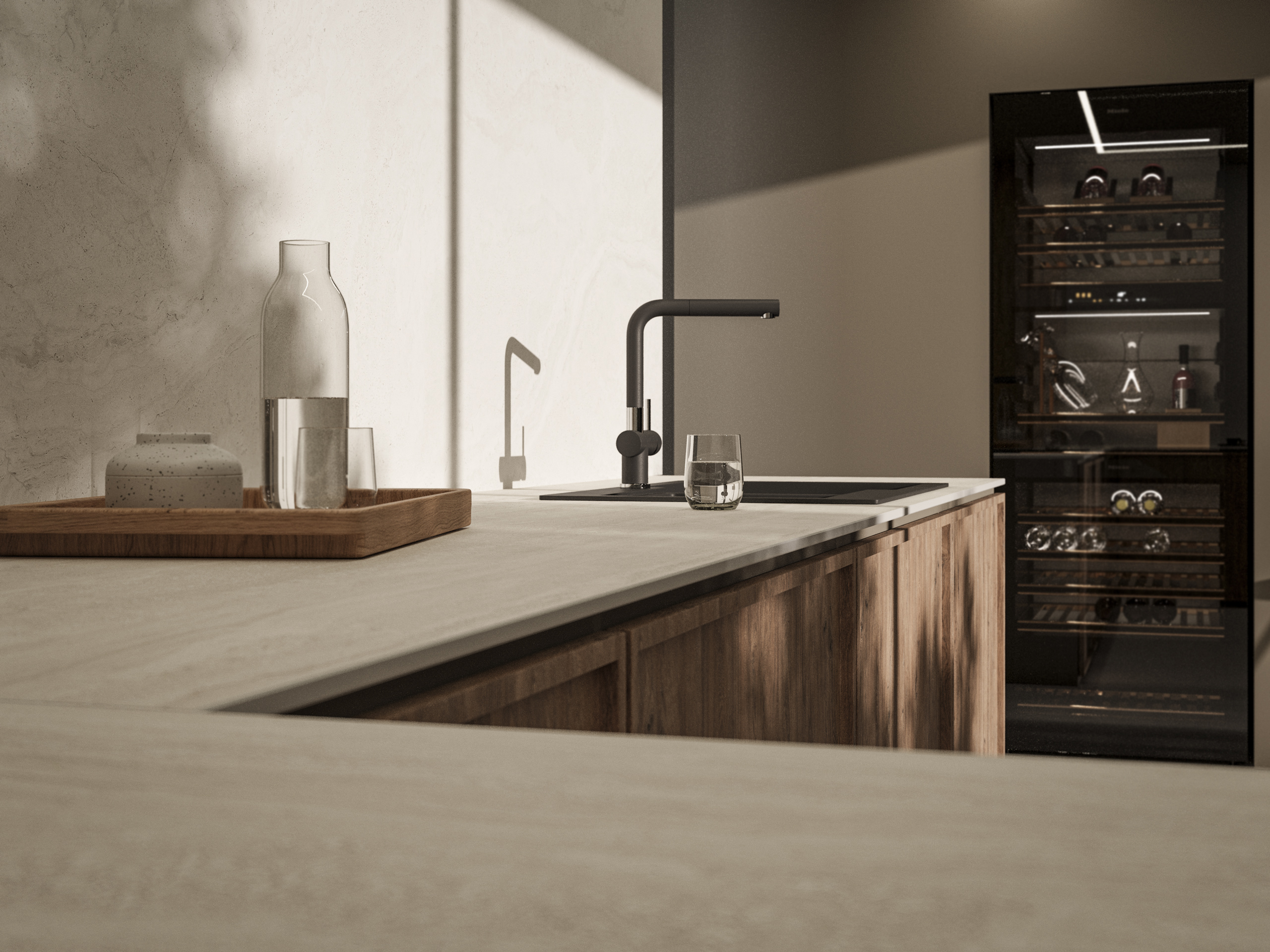 Introducing Travertine Sense. A new stone-effect porcelain tile from Italy.